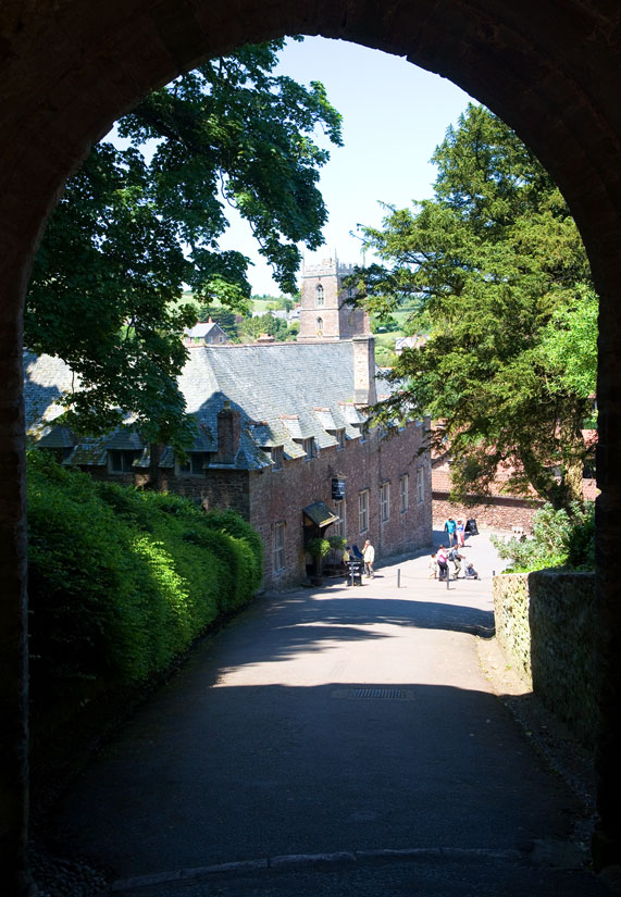 Dunster Castle Arch View | Somerset Guide